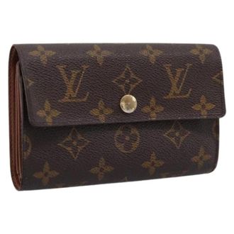 Louis Vuitton Portefeuille Trifold Pre-owned - Femme - Pre-owned - Brun - Taille: ONE Size