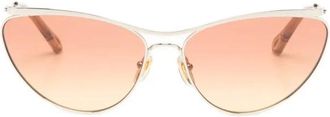 Chlo&eacute; Femme, Accessoires, Jaune, Taille: ONE Size Ch0386S Lunettes de soleil