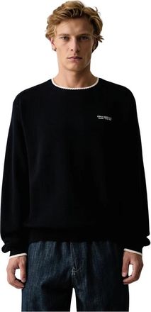 A|X Armani Exchange Rundhals-Strickpullover - - Knitwear - Herren - Blau - M