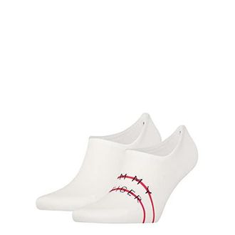 Tommy Hilfiger Chaussettes Footie pour Homme, Blanc., 43/46 EU