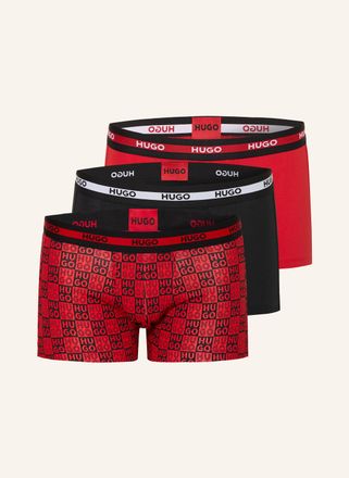 HUGO BOSS Hugo 3er-Pack Boxershorts rot