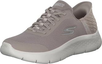 Skechers Baskets Go Walk Flex Hands Free Slip-ins-Grand Entry pour Femme, Taupe, 40 EU