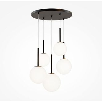 Maytoni Maytoni - Basic form Basic Form Plafonnier Suspendu Moderne &agrave; 5 Lumi&egrave;res Noir Mat E14