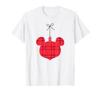 Disney Mickey Mouse Holiday Ornament Design T-Shirt T-Shirt