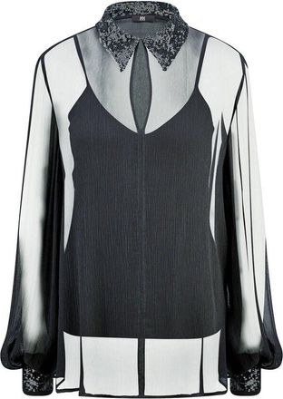 Riani Damen Bluse mit Pailletten