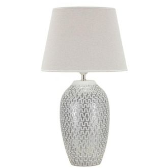 Paris Prix Lampe &agrave; Poser en R&eacute;sine Wave 65cm Blanc