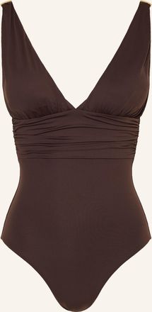 Melissa Odabash Badeanzug Panarea braun