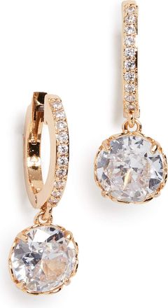 Kate Spade New York Kate Spade New York Pave Huggies, klar/gold