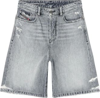 Diesel Femme, Shorts, Gris, Taille: W27 Denim Shorts