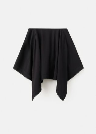 Mango Jupe asym&eacute;trique &eacute;vas&eacute;e noir - Femme - 32 - MANGO