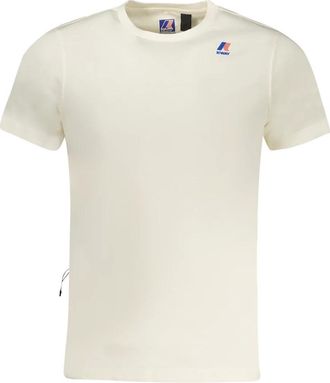 K-Way Homme, Tops, Blanc, Taille: 2XL T-Shirt &agrave; Manches Courtes