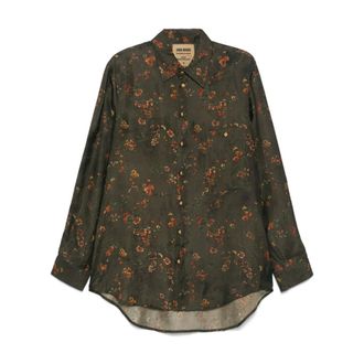 Uma Wang UMA Wang, Femme, Blouses et Chemises, Multicolore, Taille: 40 FR Floral Shirt