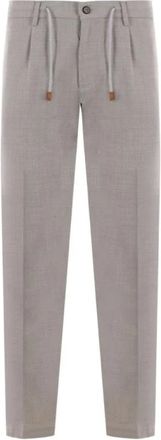 Eleventy Homme, Pantalons, Gris, Taille: W34 Erica Straight Pantalons