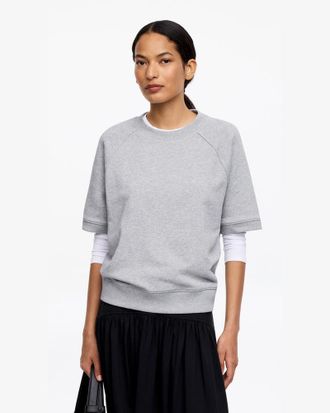 Arket Sweatshirt Aus French Terry -Grau