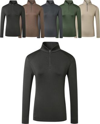 Covalliero Damen Funktionsshirt Active | Sport Longsleeve mit Stehkragen | Langarm Sportshirt zum Reiten | atmungsaktives & leichtes Reitshirt | Reitbekleidung i