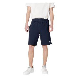Emporio Armani Emporio Armani Ea7, Homme, Shorts, Bleu, Taille: XS Shorts en coton avec poches avant