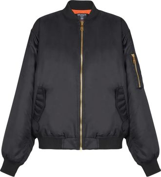 Balmain veste bomber à poches à rabat - Noir