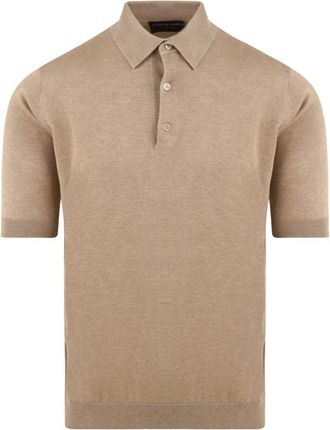 FILIPPO DE LAURENTIIS Homme, Tops, Brun, Taille: XL Polo en Soie