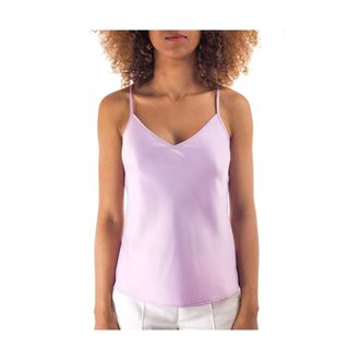 Marella Femme, Tops, Violet, Taille: 38 FR Top sans manches