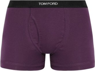 Tom Ford Homme, Sous-v&ecirc;tements, Violet, Taille: 2XL Cotton Boxer Briefs