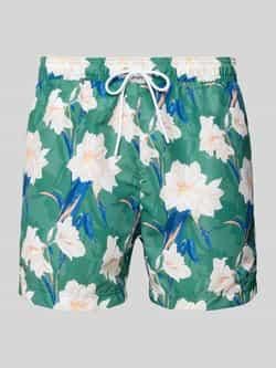 HUGO BOSS Badeshorts mit Allover-Muster Modell IRIS