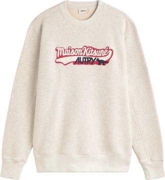 Autry Homme, Sweatshirts et sweats &agrave; capuche, Beige, Taille: XL Sudadera M Kitsune