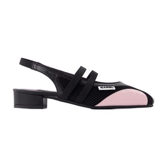 Carel Womens Peachy Pump Black Calfskin