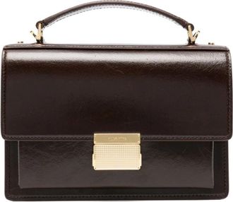 Golden Goose Braune Kalbslederhandtasche mit goldfarbenem Verschluss - - Bags - Damen - Braun - ONE SIZE
