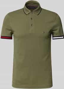 Tommy Hilfiger Slim Fit Poloshirt aus Baumwoll-Elasthan-Mix