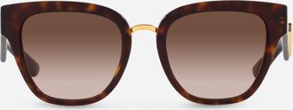 Dolce & Gabbana Dg Crossed Sunglasses - Mann Havanna Onesize