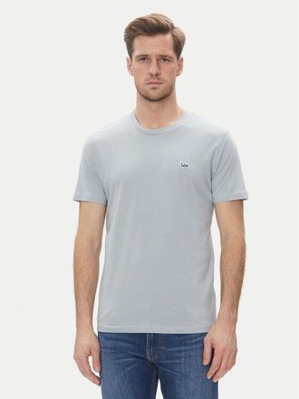 Lee T-Shirt Patch 112364594 Himmelblau Regular Fit