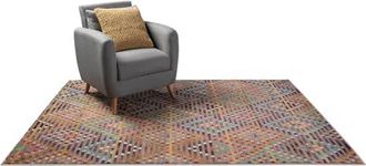 benuta Nest Vintage Teppich Casa - Mehrfarbig 120x170 cm - Teppich f&uuml;r Wohnzimmer, Schlafzimmer und Flur - Pflegeleicht - Fu&szlig;bodenheizung Geeignet