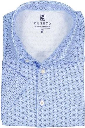 DeSoto Herren Hemden blau gemustert