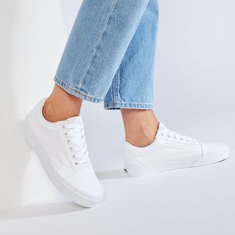 Vans Sneakers aus Stoff Vans Old Skool VN000D3HW00 Wei&szlig;