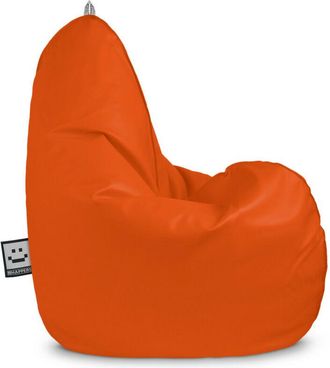 Happers Happers - Pouf Poire Relax Similicuir Orange Enfant Orange