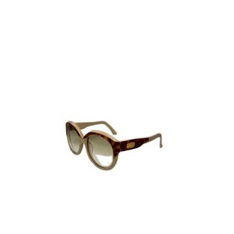 Celine Lunettes de soleil en plastique Pre-owned - Femme - Pre-owned - Beige - Taille: ONE Size