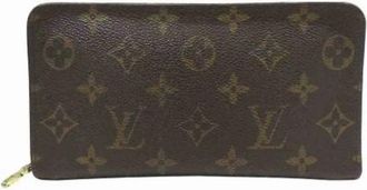 Louis Vuitton unisex, Pre-owned, Brun, Taille: ONE Size Portefeuille en toile Pre-owned