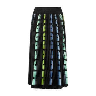 Marc Cain Femme, Jupes, Noir, Taille: 44 FR Jupe Midi Pliss&eacute;e