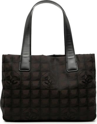 Chanel 2014 New Travel Line Nylon tote bag - Braun