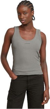 G-Star G-Star Femme Débardeur Slim Rib, Vert (wild olive D26065-D253-1866), XXL