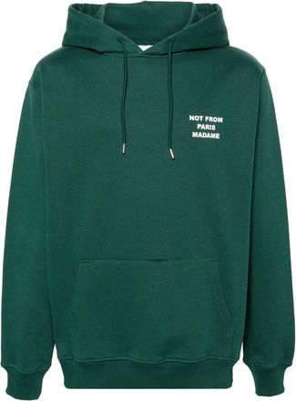 Dr&ocirc;le de Monsieur Logo-print Cotton Hoodie