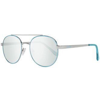 Guess T&uuml;rkise Damen Sonnenbrille Oval Verspiegelt - - Accessories - Damen - Mehrfarbig - ONE SIZE