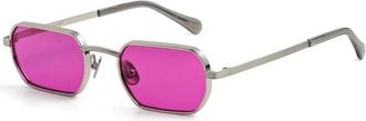 Moscot unisex, Accessoires, Gris, Taille: 48 MM Shmooz SUN Silver Purple Nurple Lunettes de soleil