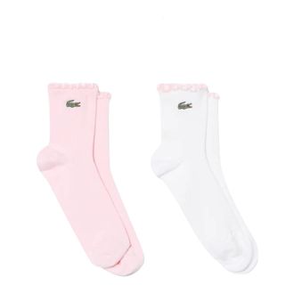 Lacoste 2er-Pack S&ouml;ckchen mit R&uuml;schen - - Underwear - Damen - Mehrfarbig - XS