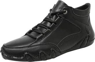 Generic Baskets Homme Plates Grande Taille Montante Chaussures de Sport Cuir L&eacute;ger Ext&eacute;rieur Antid&eacute;rapant Chaussures De Marche Tendances Sneakers 40