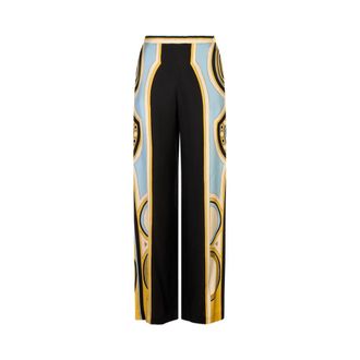 La DoubleJ Club Pants Placee - - Trousers - Damen - Mehrfarbig - S