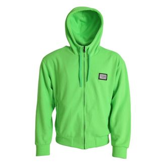 Dolce & Gabbana Neon Green Zip Hoodie Sweater - - Sweatshirts & Hoodies - Herren - Gr&uuml;n - S