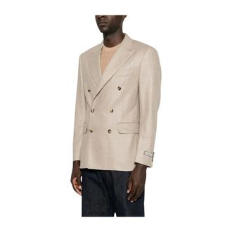 Canali Herren, Jacken, Beige, MGr&ouml;&szlig;e