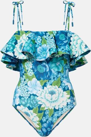 Alemais Al&eacute;mais Maillot de bain Margo &agrave; motif floral et volants