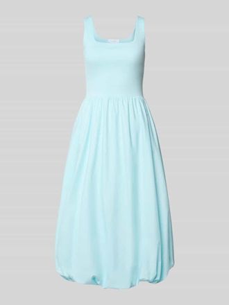 Rich & Royal Knielanges Bubble Kleid mit Karree-Ausschnitt